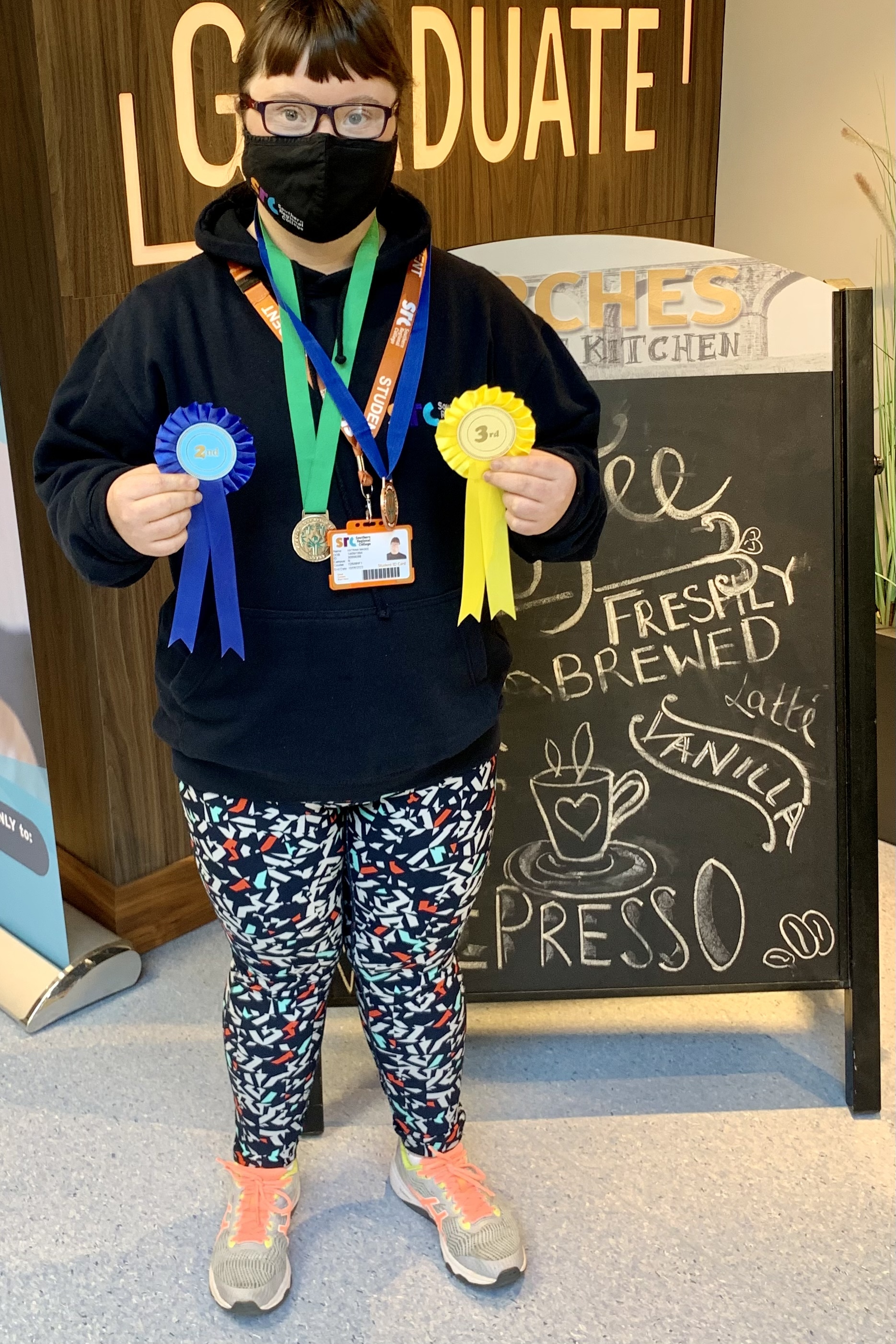 Special Olympics success for SRC star Katrina! | Southern Regional College