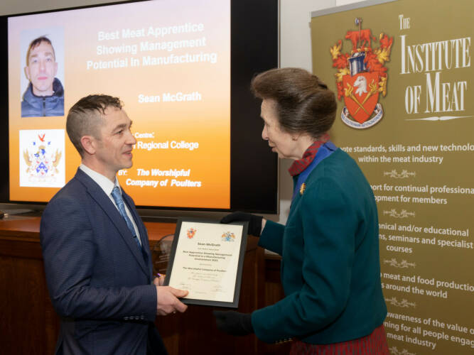 SRC Apprentice Awarded at Institute of Meat and Worshipful Company of ...