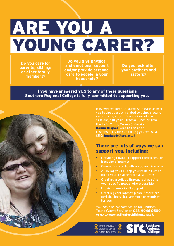 Young carers | Southern Regional College Young carers | Southern Regional College